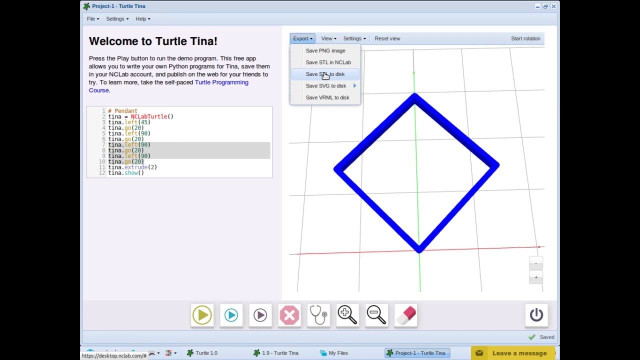 Python I: Create Projects with the Python Turtle App