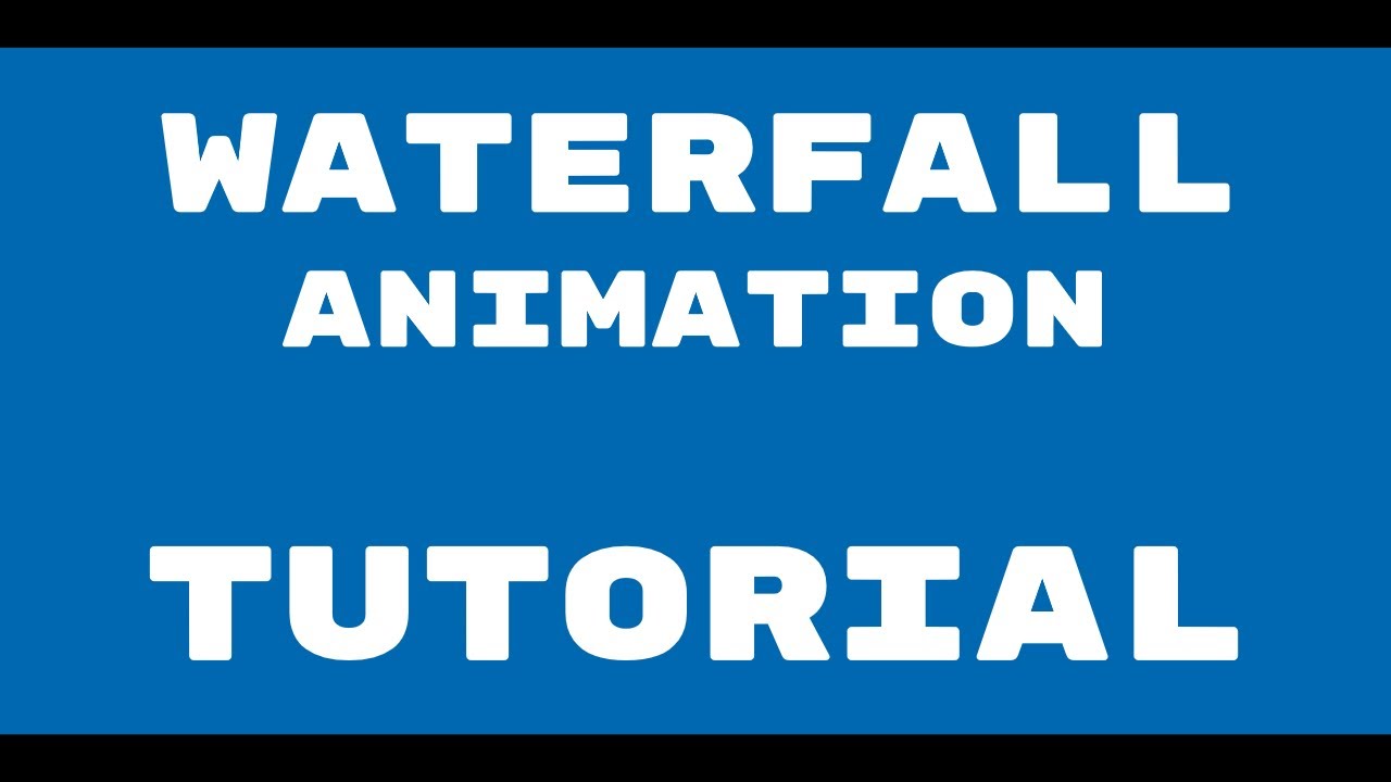Animated Waterfall Tutorial - Pixelart