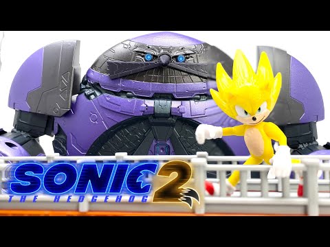 Sonic 2 DEATH EGG Giant Eggman Robot Playset & SUPER SONIC Review