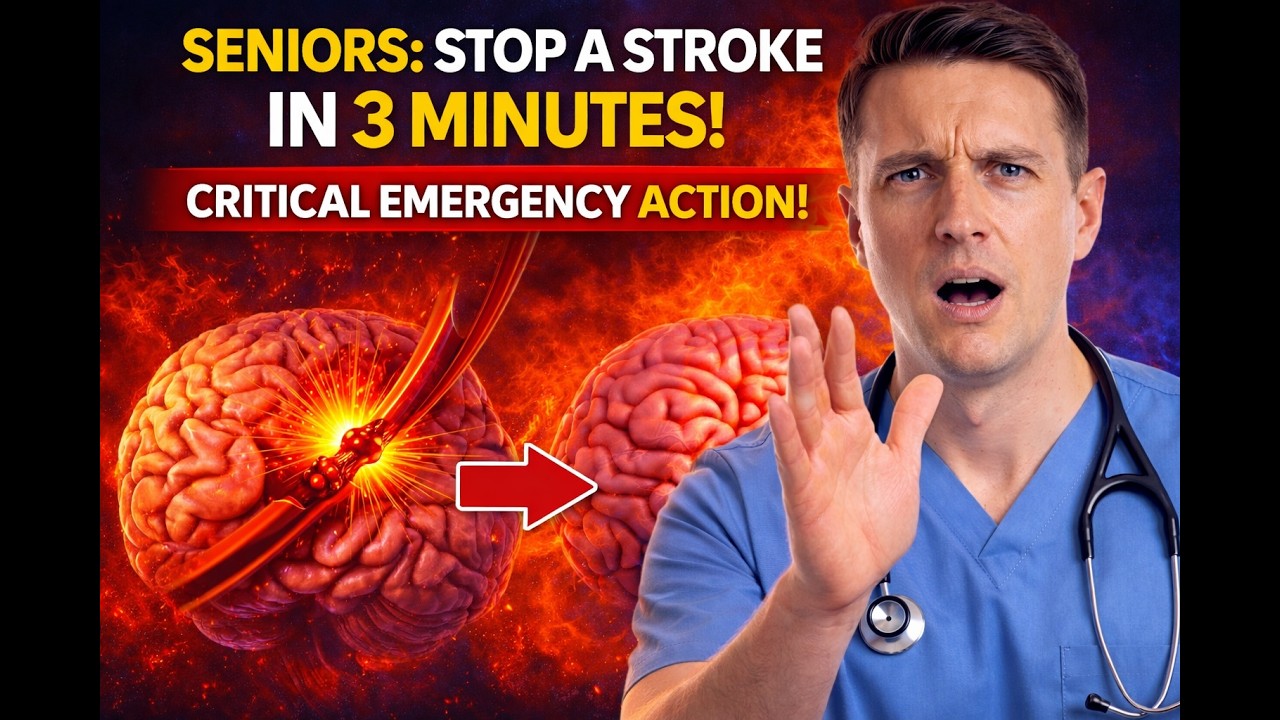 Seniors: Before Help Arrives, Do This 3-Minute Action — It May Stop a Stroke.