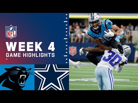 Panthers vs. Cowboys Week 4 Highlights | NFL 2021