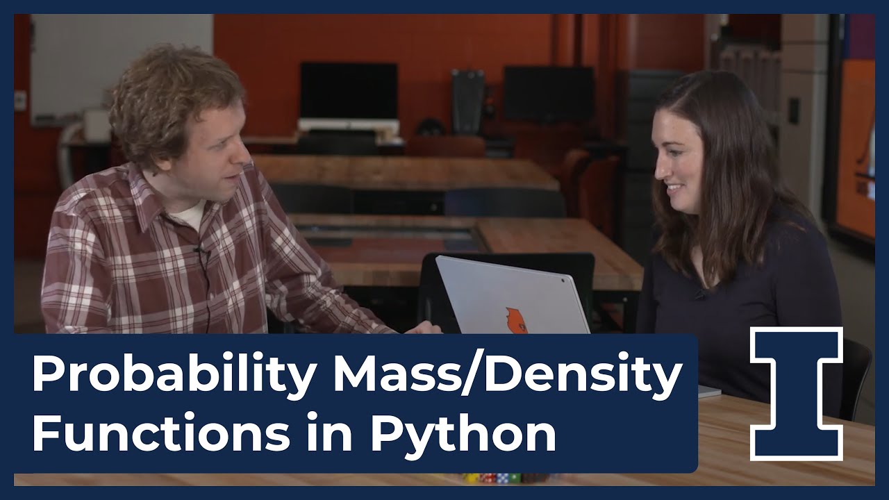 Probability Mass and Density Functions (PMF/PDF) in Python - Data Science DISCOVERY at UIUC (m5-03d)