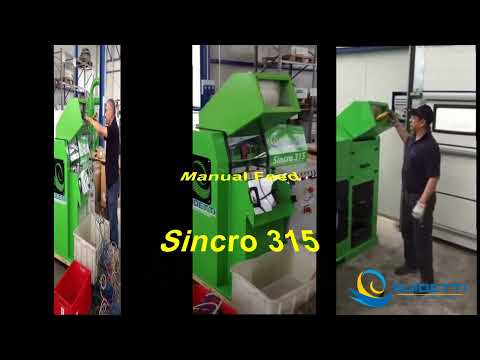 Guidetti SINCRO 315 EKO e MILL cables recycling machines manual feeding