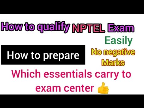 How to prepare for NPTEL exam #nptel #nptel2023 #swayam #nptelexam #assignment