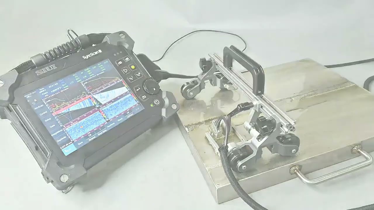 Dual Matrix Array Probe for Austenitic Plate Weld