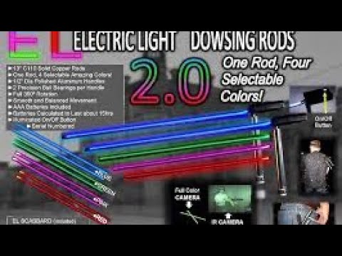 Phantom Detectives- Tech Video: Electric Light Dousing Rods 2.0- Amazing Neon Colors