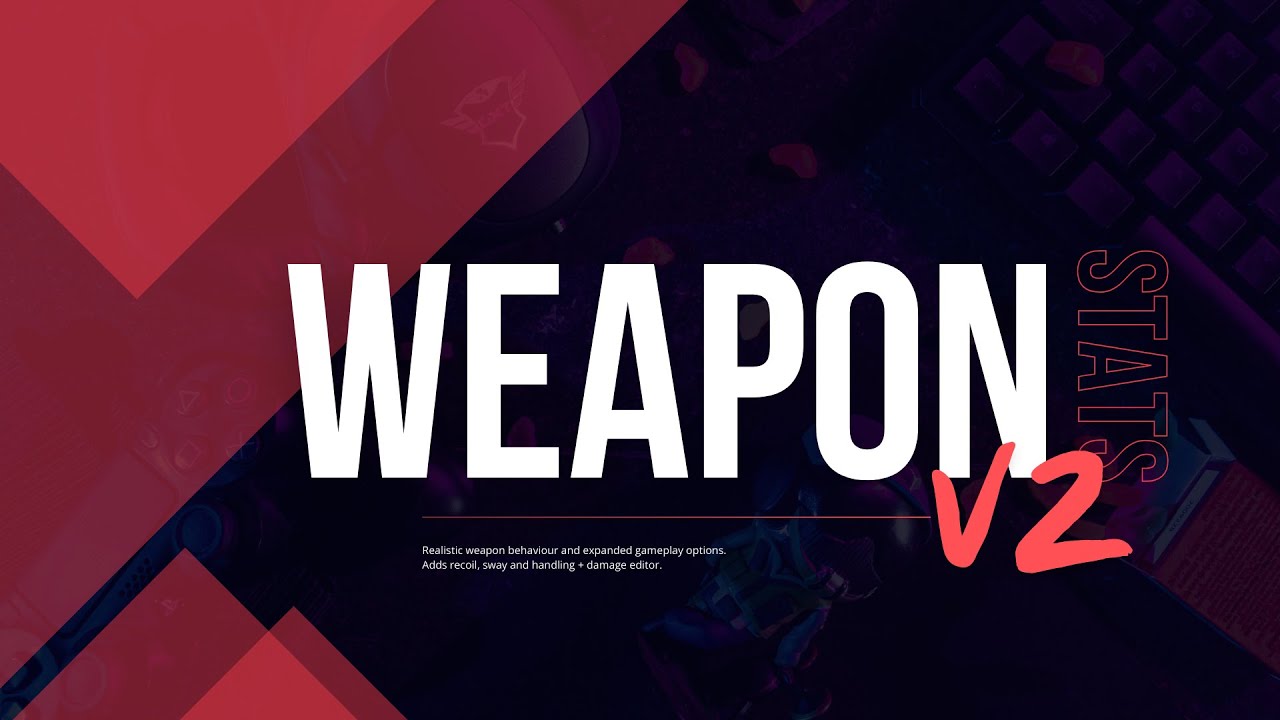 [ESX/QB/OX] Weapon stats V2 - Real weapons behaviour - FiveM Releases ...
