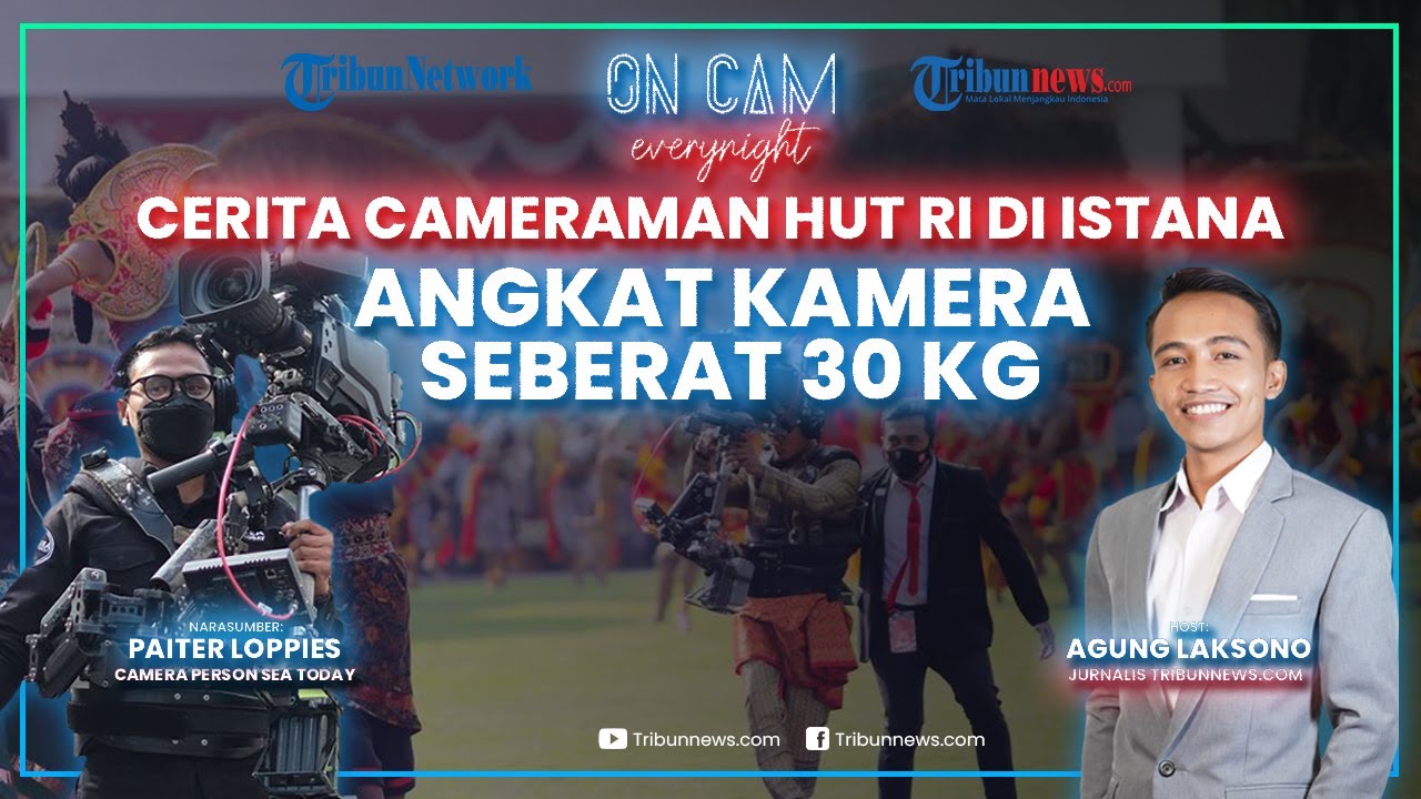 Cerita Kameramen HUT ke-77 RI di Istana, Bertugas Pakai Baju Adat ...