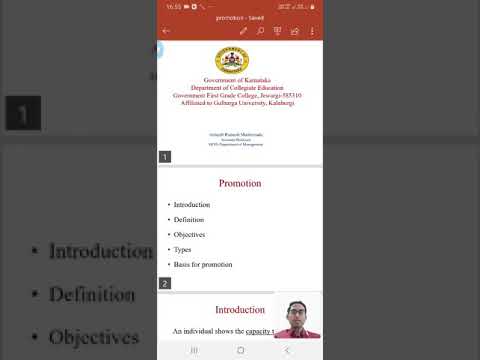 Promotion in HRM