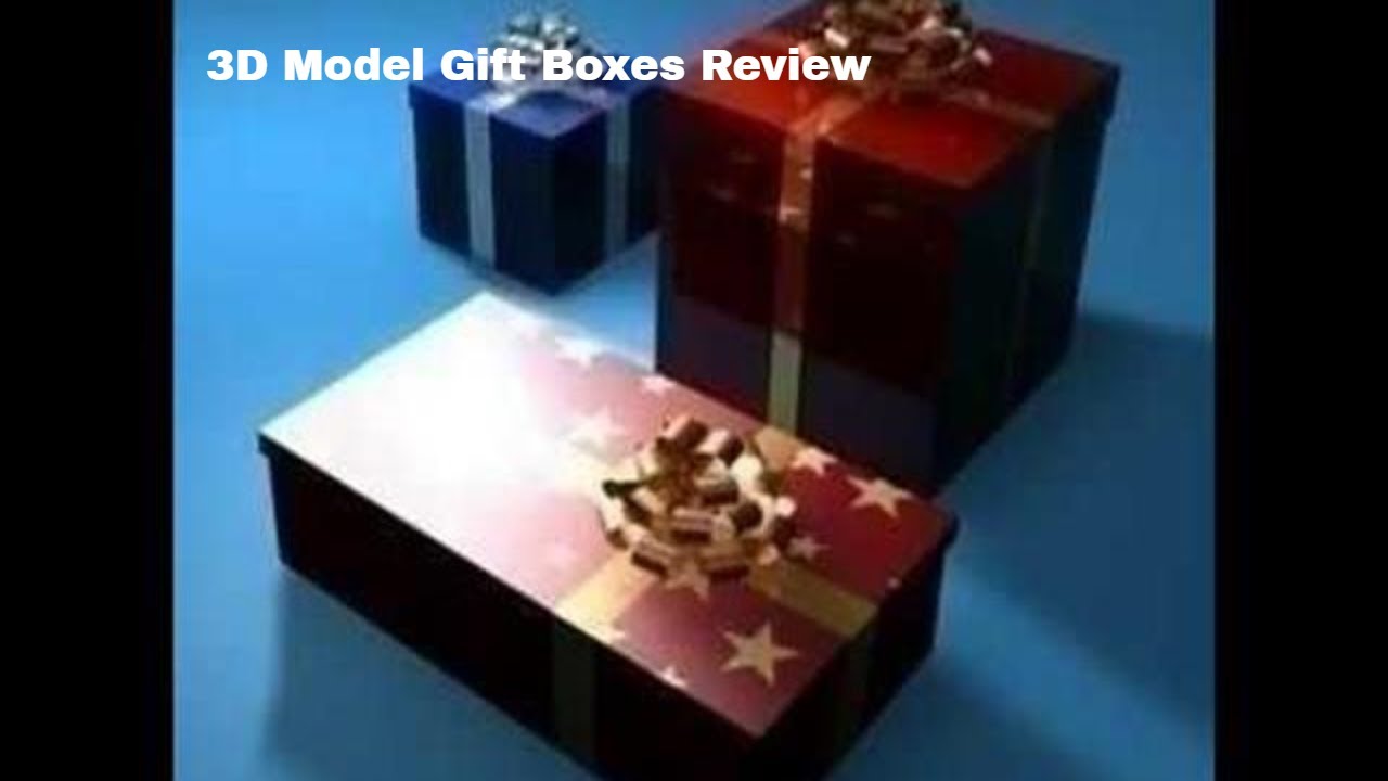 3D Model Gift Boxes Review