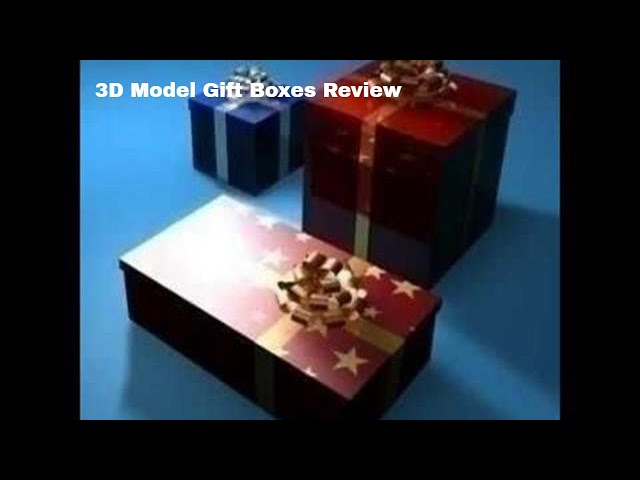 Gift boxes 3D Model - FlatPyramid