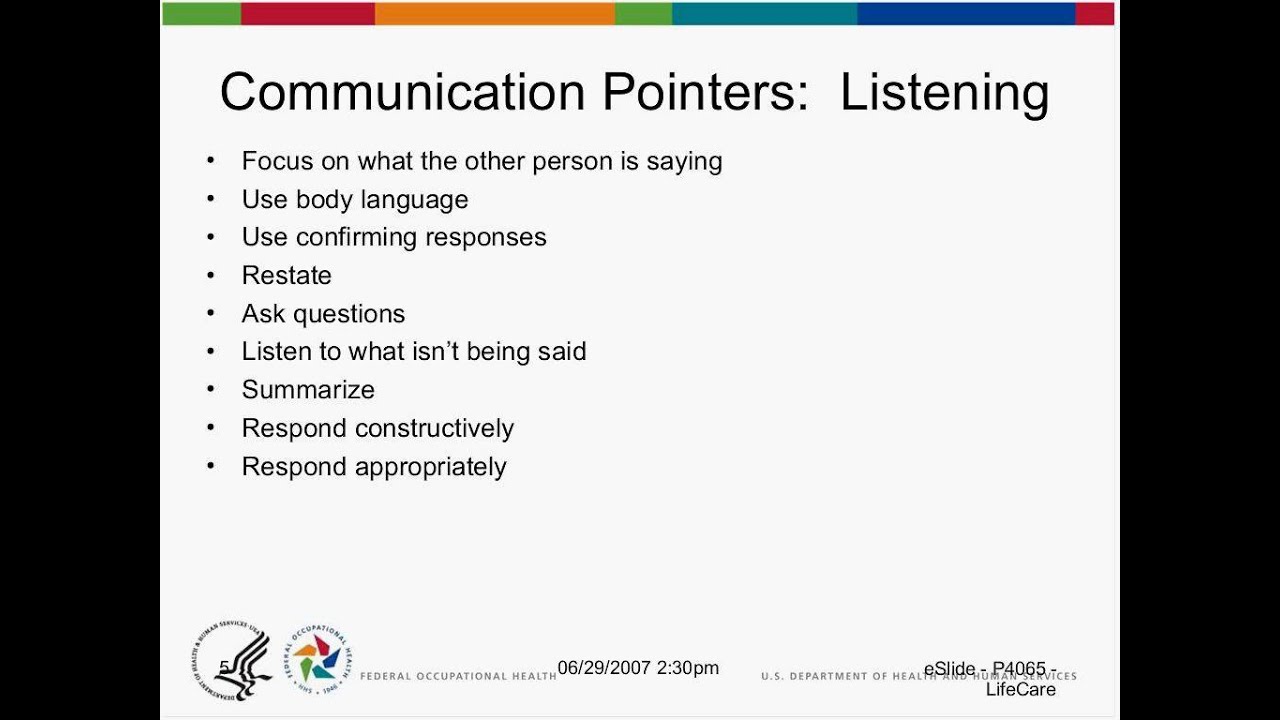 Building Better Relationships through Effective Communication