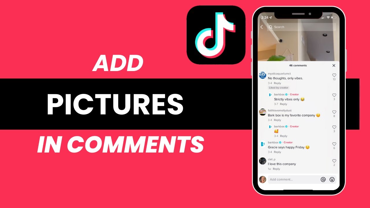 How To Add Pictures in Comments on TikTok Video