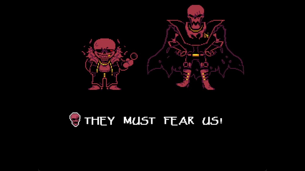 Underfell: Captain!Papyrus - Sans' intro