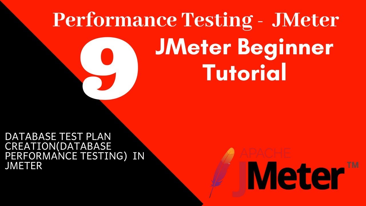 JMeter Beginner Tutorial 9 – Database Test plan CreationDatabase performance testing  in JMeter