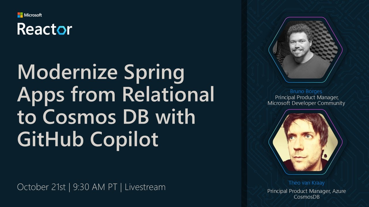 Modernize Spring Apps from Relational to Cosmos DB with GitHub Copilot
