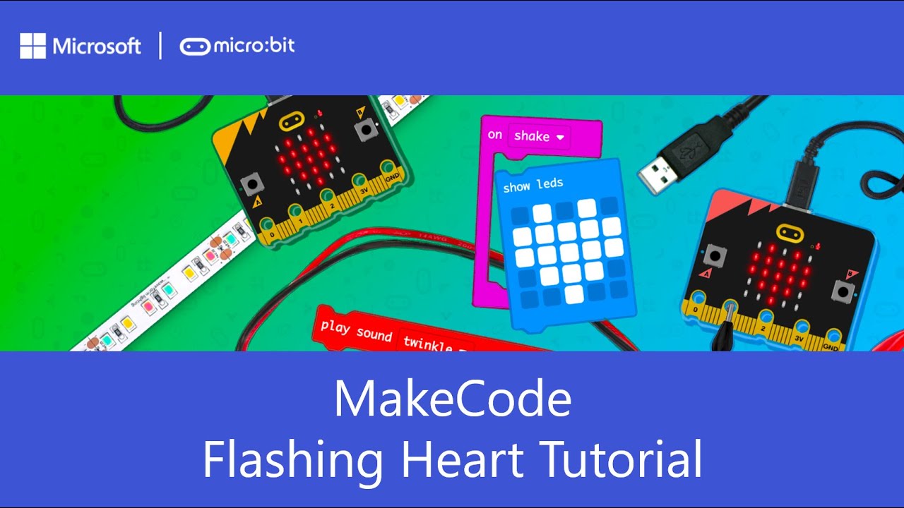 Micro:bit Flashing Heart Tutorial