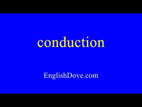 How to pronounce conduction in American English