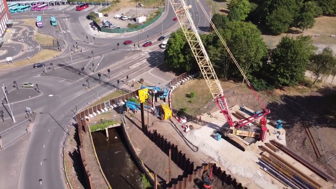 Conventional Sheet Pile Installation Method - Sheet Piling (UK) Ltd