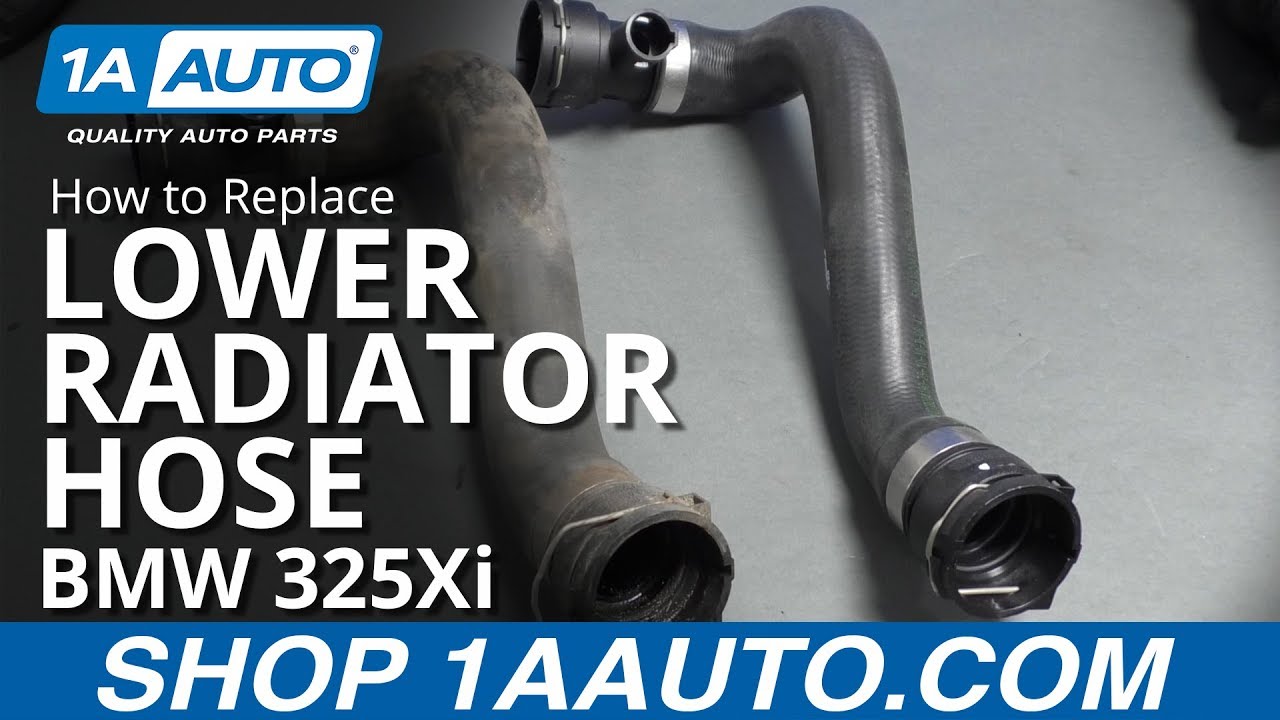 How to Replace Lower Radiator Hose 01-05 BMW 325Xi