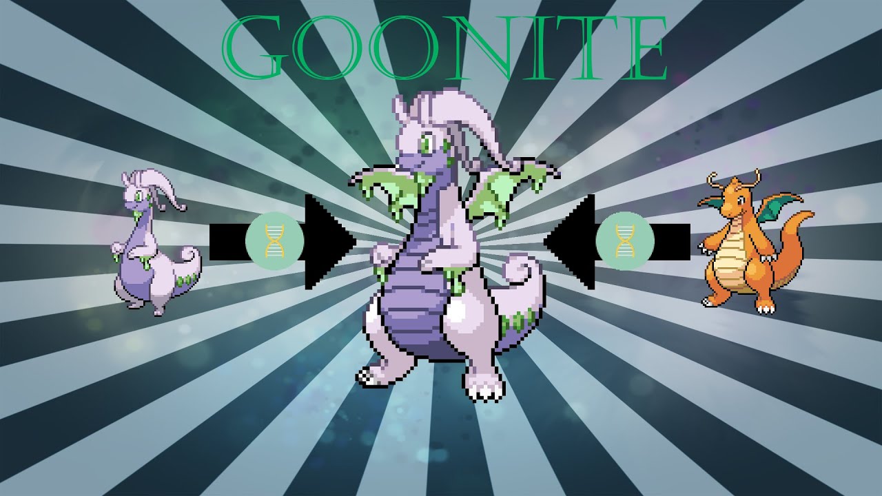 [REUPLOAD]Pokemon Sprite Fusions: Goodra & Dragonite, the making of GOONITE