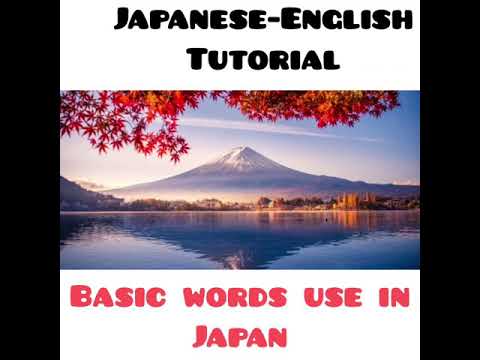 Japanese-English Dictionary (Basic Tutorial)