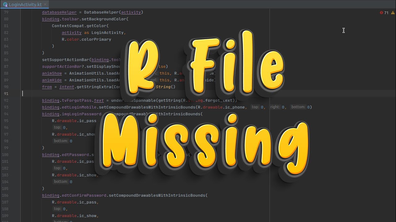 How to solve R file missing issue in Android Studio? eCart Single & Multi-vendor