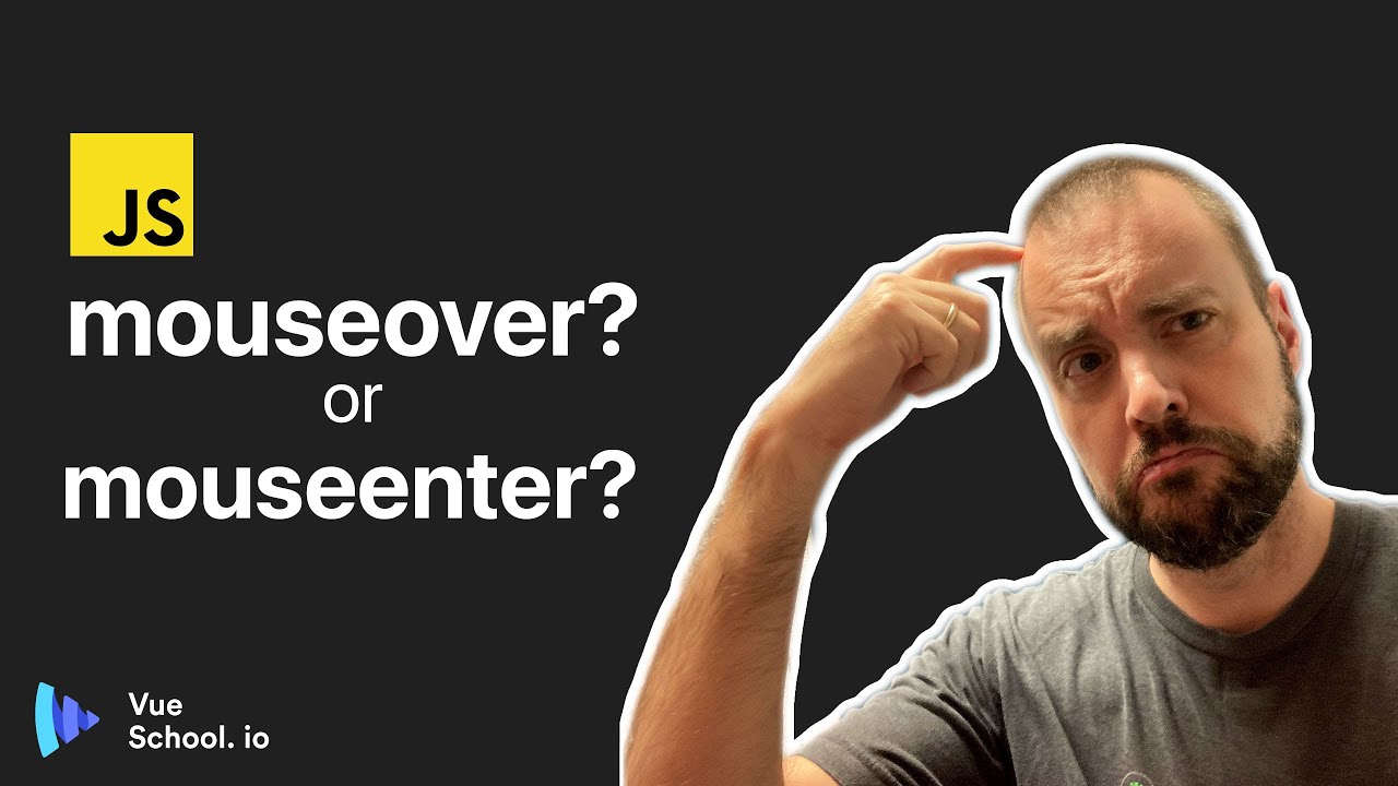 JavaScript MouseOver vs MouseEnter