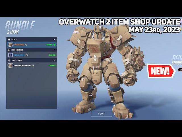 Overwatch 2 Cardboard Reinhardt bundle: How to get, price, items, and more