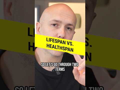 What's Better? To Have Lifespan or Healthspan? #logevity #lifespan #healthspan