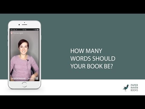 How many words should your book be?