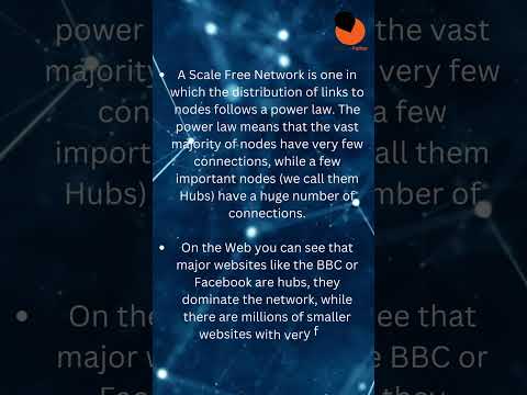 Scale Free Networks #network #science #technology #viral #subscribe #shortsvideo #shorts #short