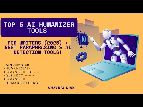 Top 5 AI Humanizer Tools for Writers (2025) + Best Paraphrasing & AI Detection Tools!
