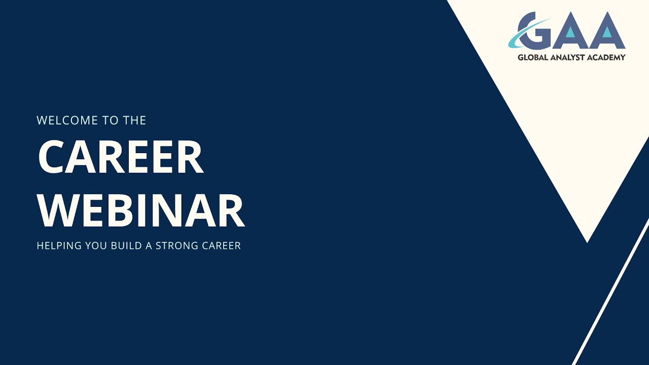 Global Analyst Academy Career Webinar | Developing A Winning Work Ethic