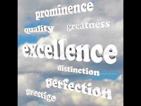 Excellence and Greatness are not Synonyms