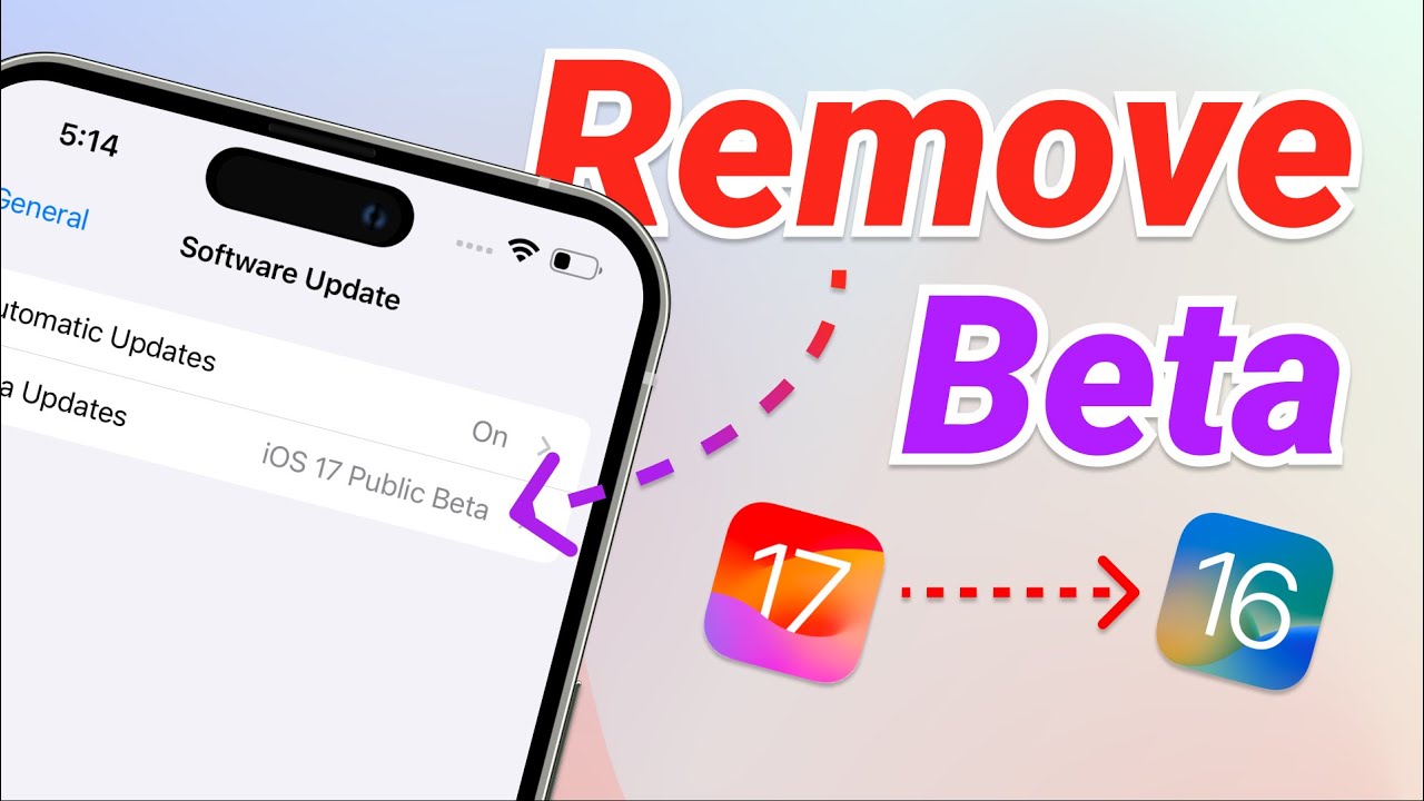 How to Remove iOS 18/17 Beta From iPhone - Official Way and No Data Loss
