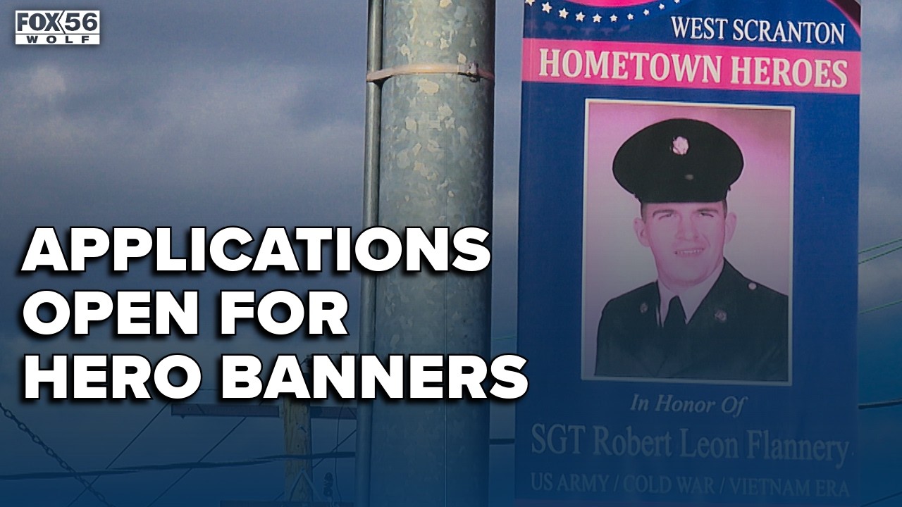 Applications now open for 'Hometown Hero' veteran banners