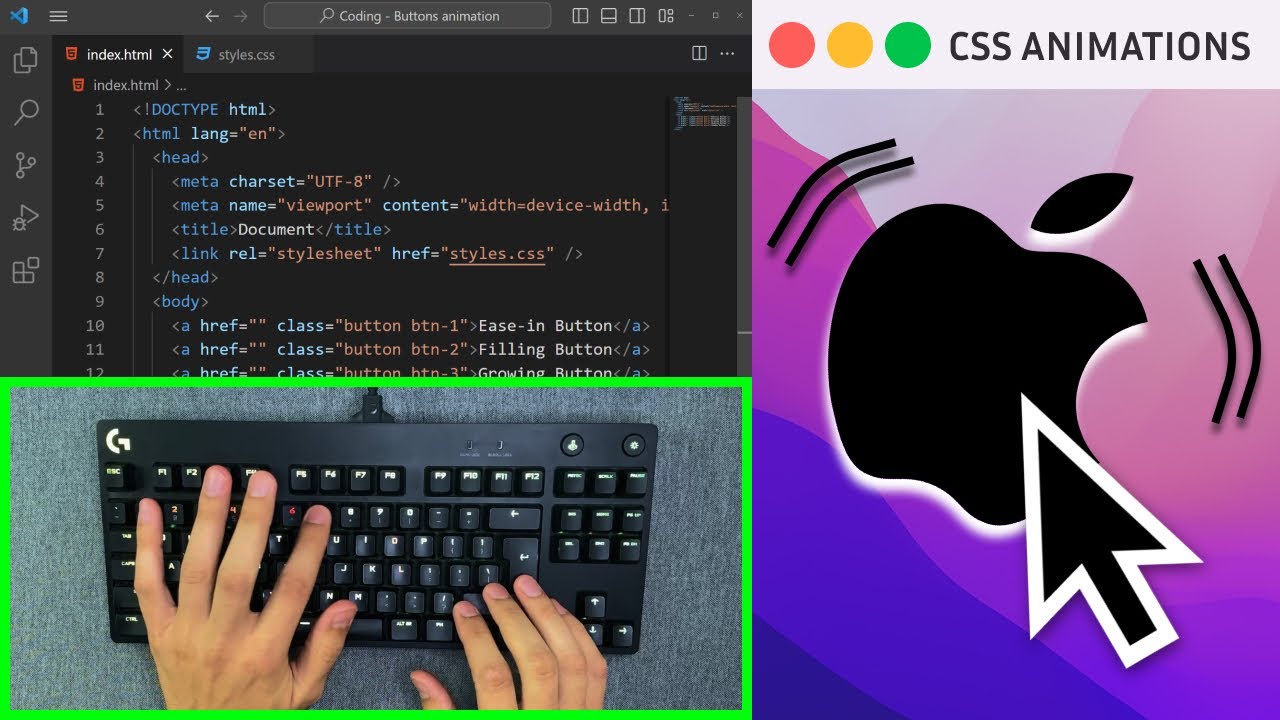 ASMR Programming - Hover Effects (CSS) | No Talking