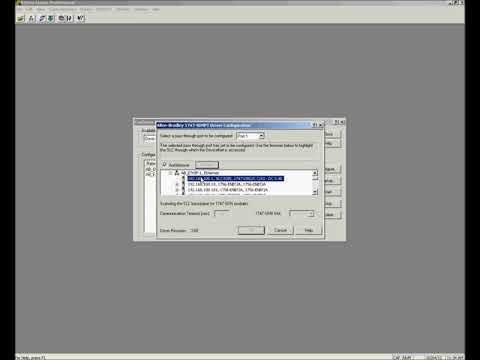 PLC slc-500 Devicenet passthru setup