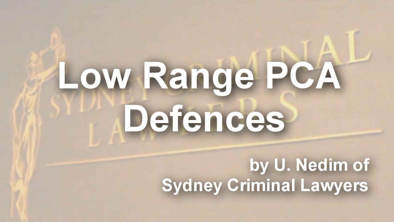 Low Range PCA Defences