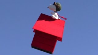 Is it a bird, is it a plane? No it's Snoopy! Popular cartoon character ...