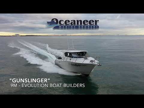 2008 Evolution Boatbuilders 9m vessel FOR SALE @ Oceaneer Marine Brokers "Gunslinger"
