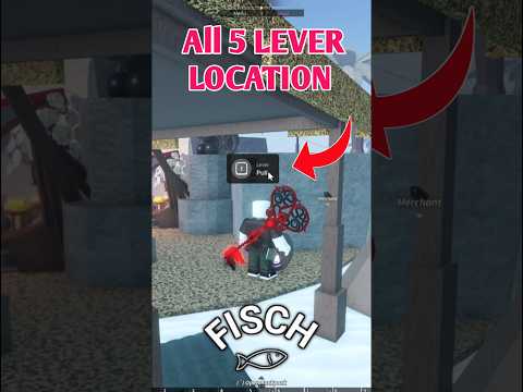 All 5 Lever Locations In Fisch Roblox | Atlantis Update