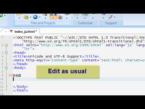Unicode and UTF-8 support