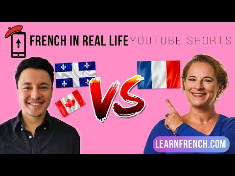 French in Real Life: Français de France vs Français Québécois ft. Tumu Learning #Shorts