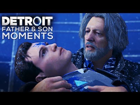 Hank Treats Connor Like His Son (Cole) FATHER & SON MOMENTS - DETROIT BECOME HUMAN