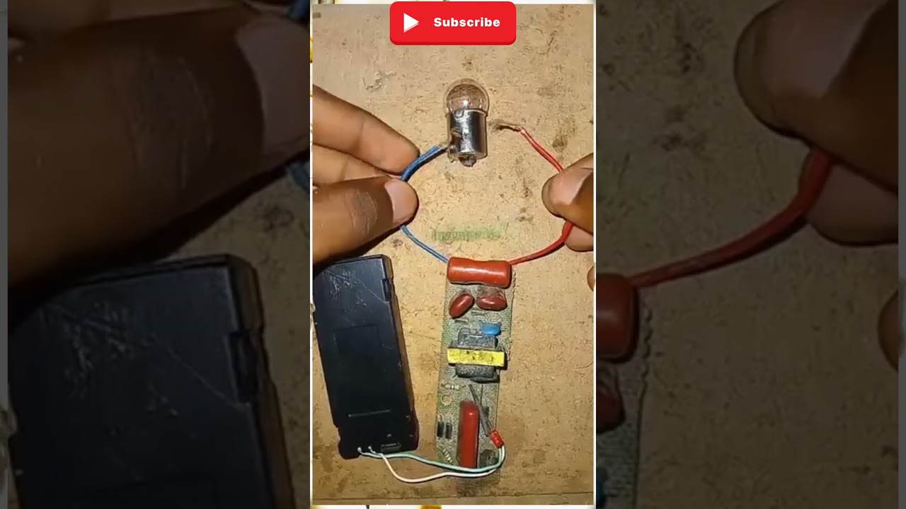 How to tungster wire burning inside the bulb • Amazing project