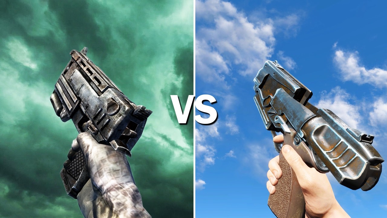 Weapons Comparison - Fallout 3 VS Fallout 4