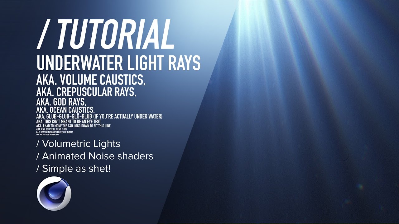 Underwater light rays - Tutorials - Blog - C4Dzone