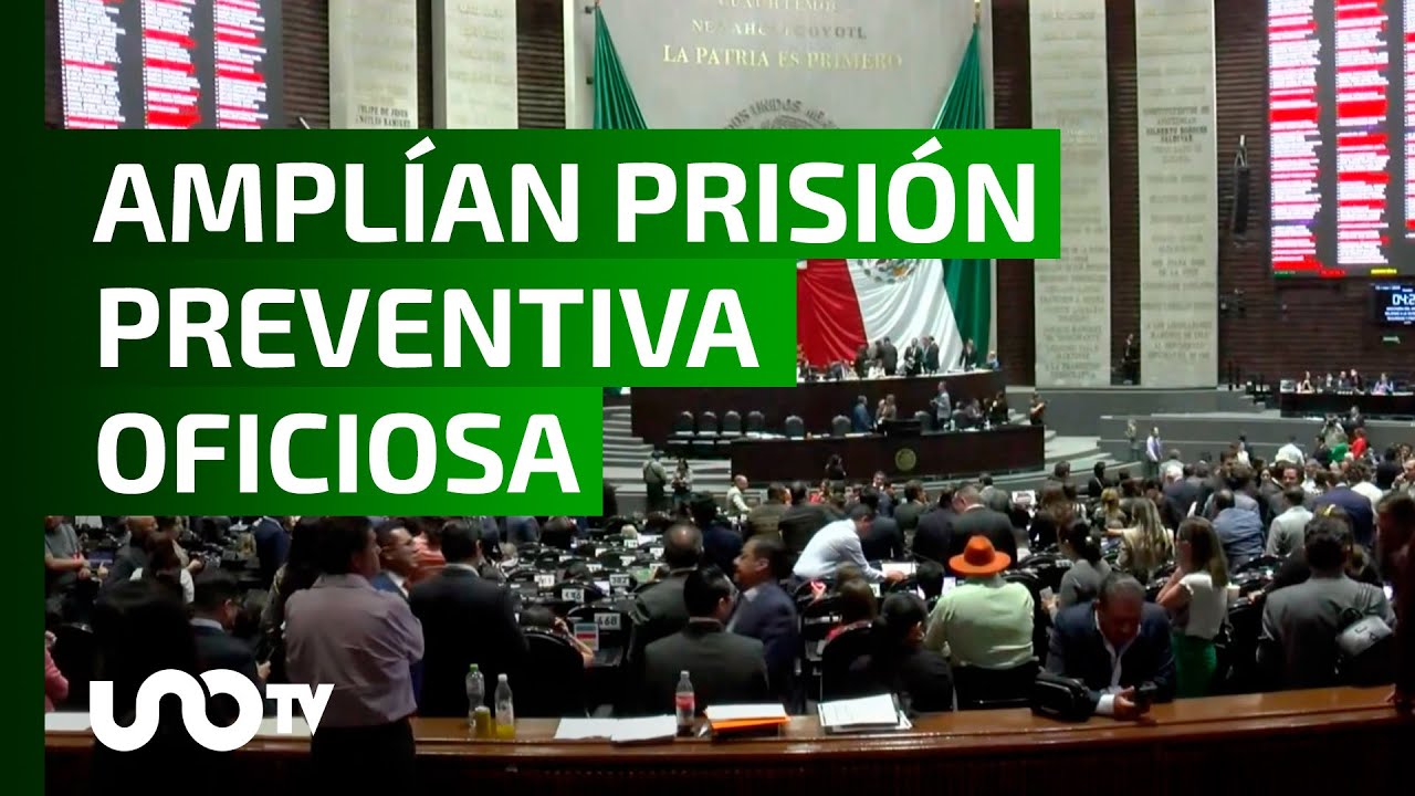 Diputados amplían prisión preventiva oficiosa, dejan fuera narcomenudeo.